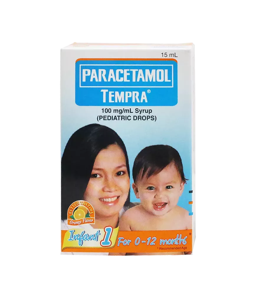 TEMPRA Paracetamol 100mg / mL Syrup (Pediatric Drops) 15mL Orange price ...